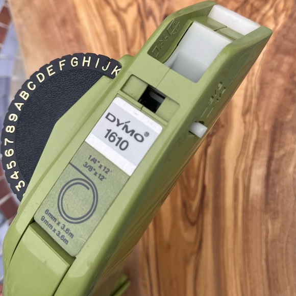 Vintage | Office | Vintage Dymo Green Label Maker Great Condition ...